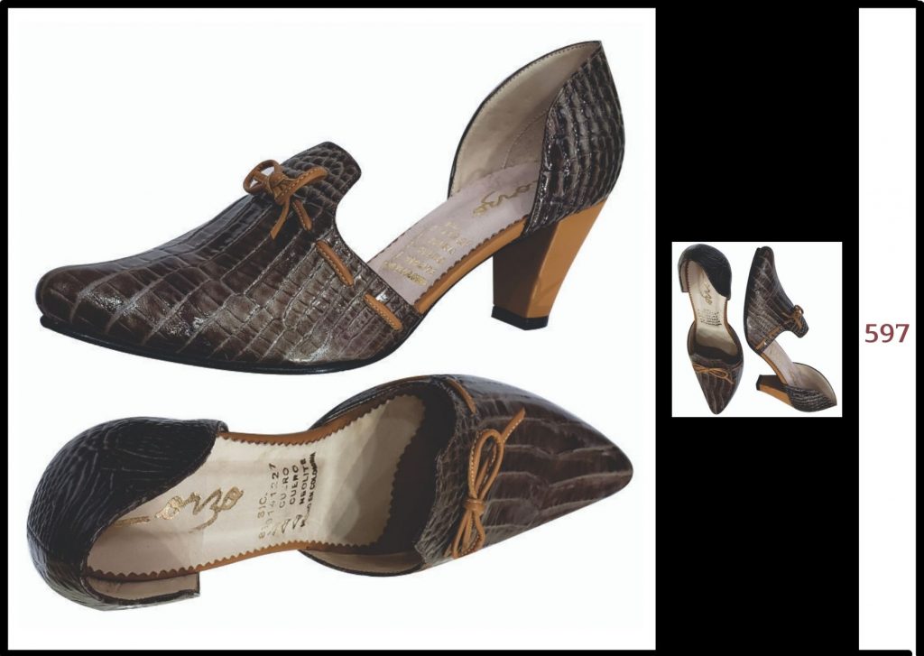 Zapato Dama, en cuero legítimo. Referencia 022 - Corzo Cueros